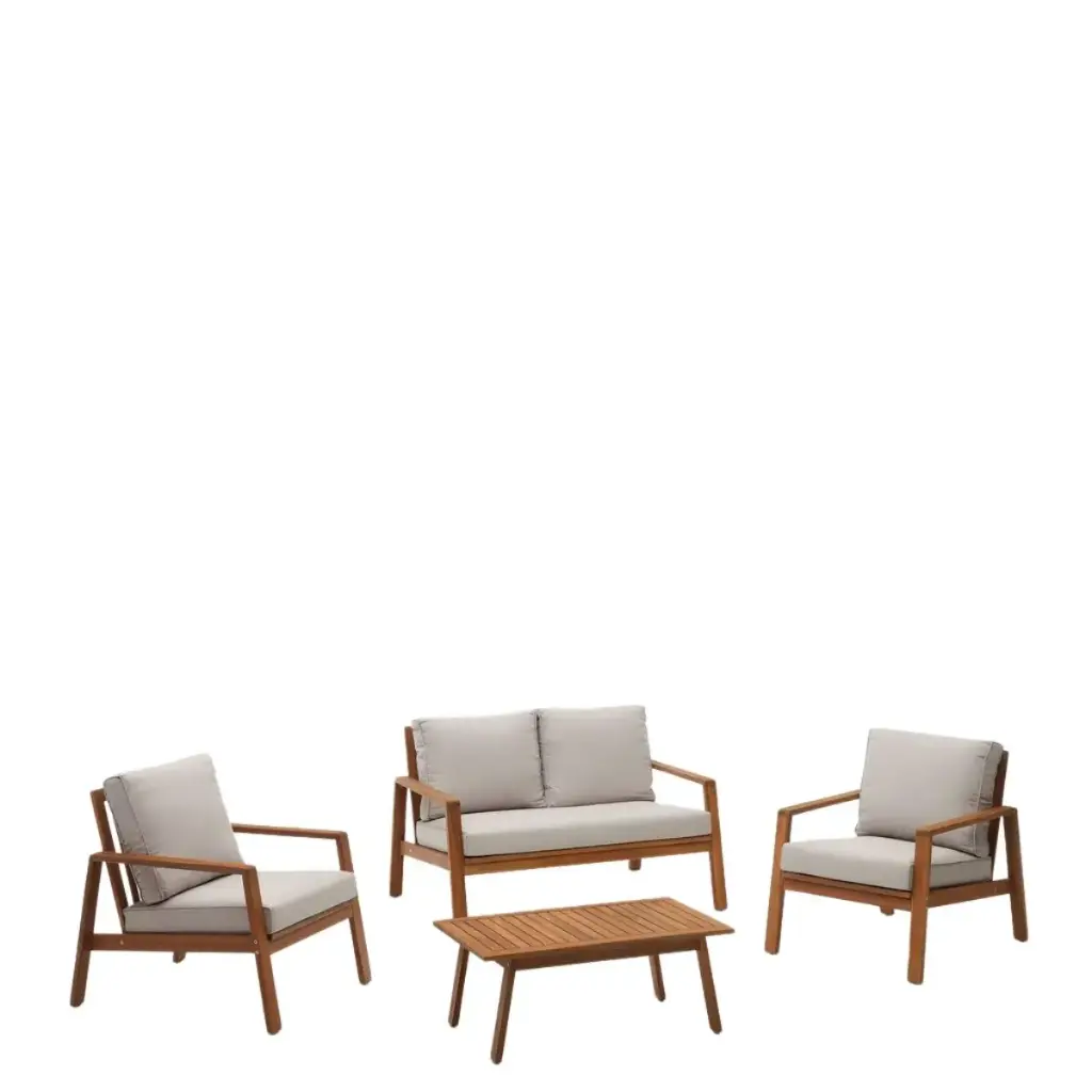 Frares set de sofá + 2 sillones + mesa de centro | Idelika